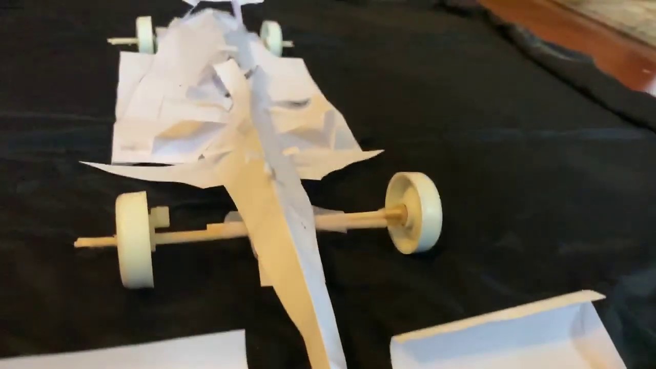 My paper F1 car! - YouTube