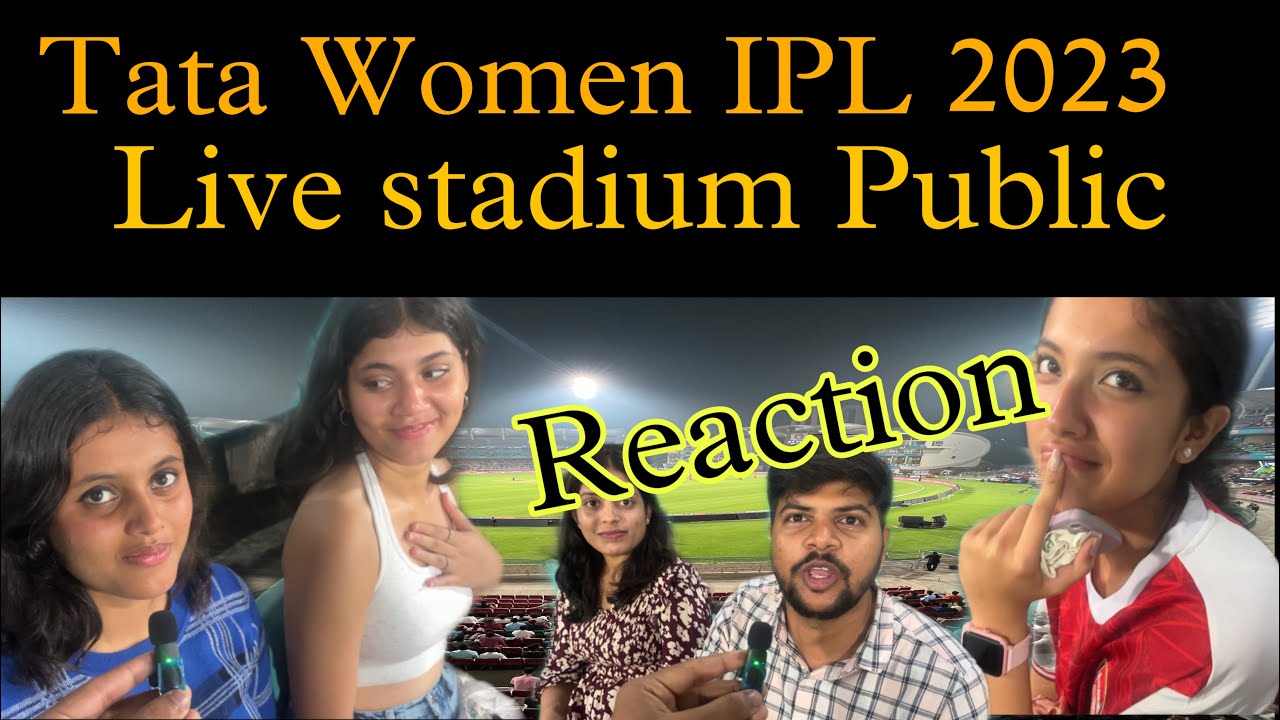 Tata women IPL 2023 live Public Reaction #ipl2023 ##publicreaction # ...