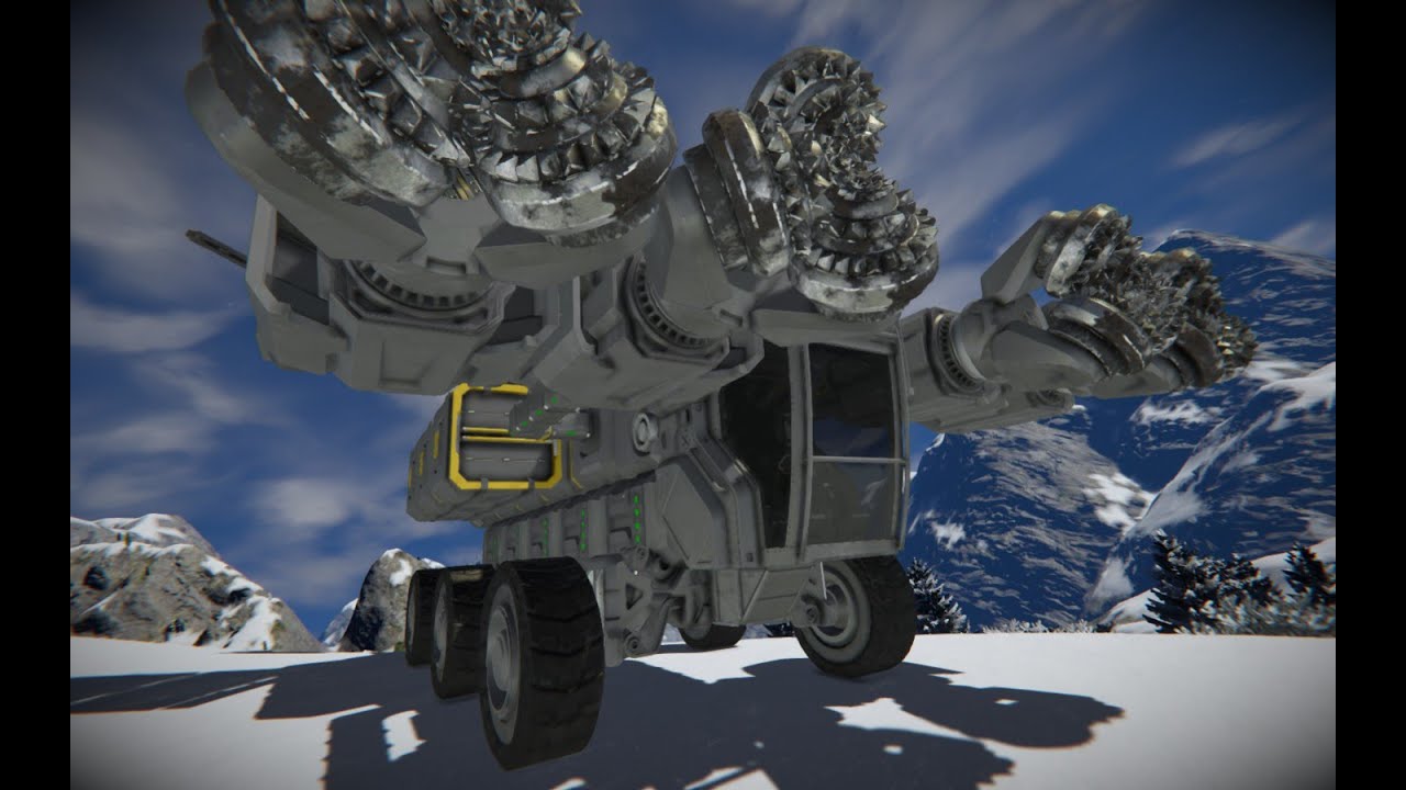 Space Engineers Small Utility Rover - YouTube