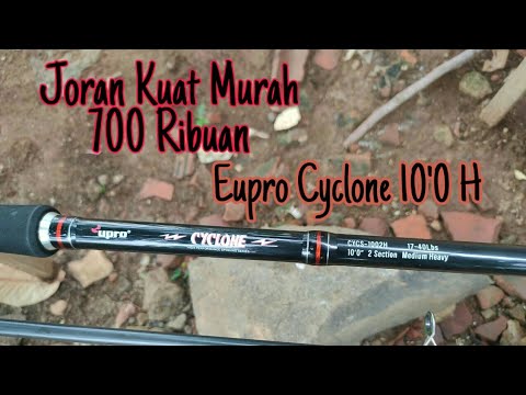 Joran Shore Jigging Murah Meriah || Eupro Cyclone 1002H - YouTube