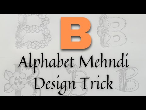 B🔥Letter Mehndi Tattoo Step By Step By Creative Mehndi | \