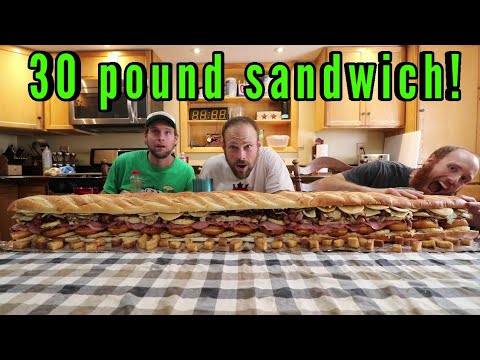 Eating the World's Largest Breakfast Sandwich - YouTube