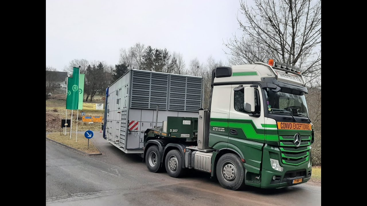 Special air handling unit transport Liberty Composite AHU - YouTube