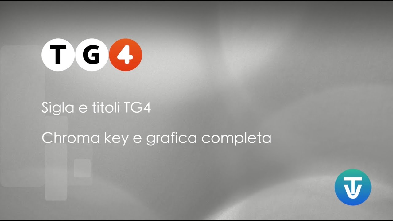 TG4 - Chroma Key Sigla e Titoli - YouTube