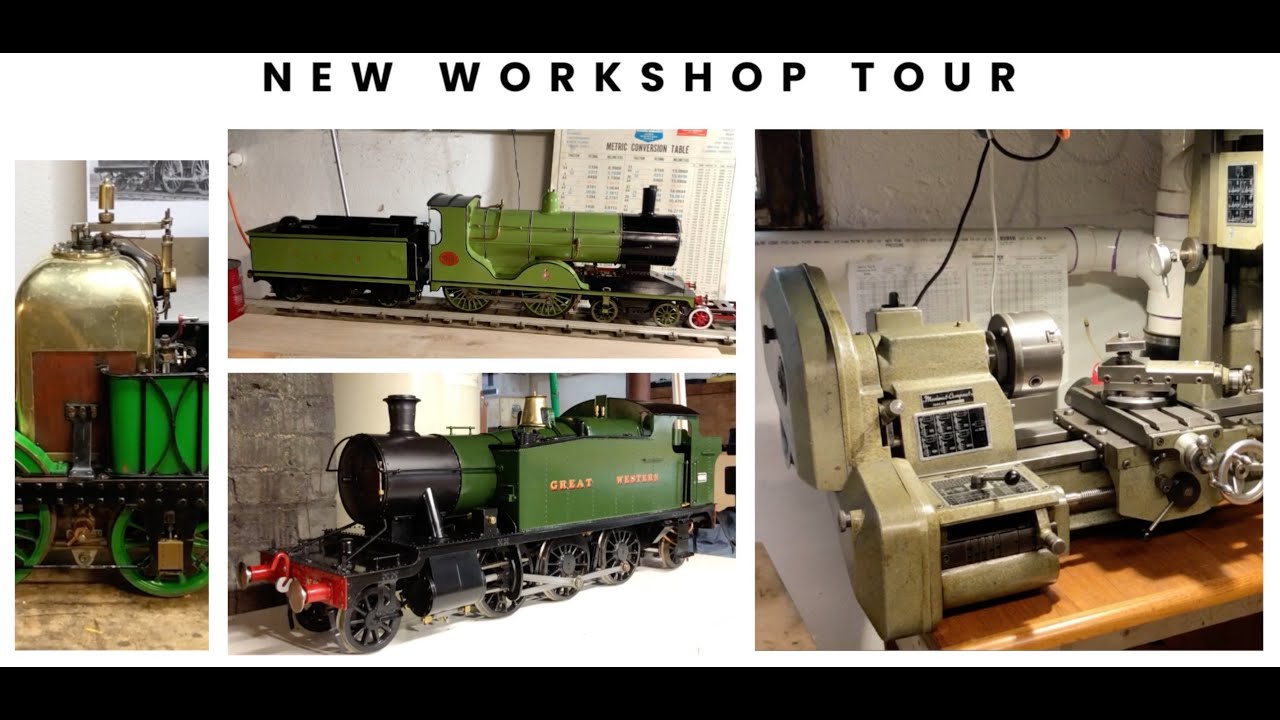 New Workshop Set-Up and My Locomotives - Volume Corrected - YouTube