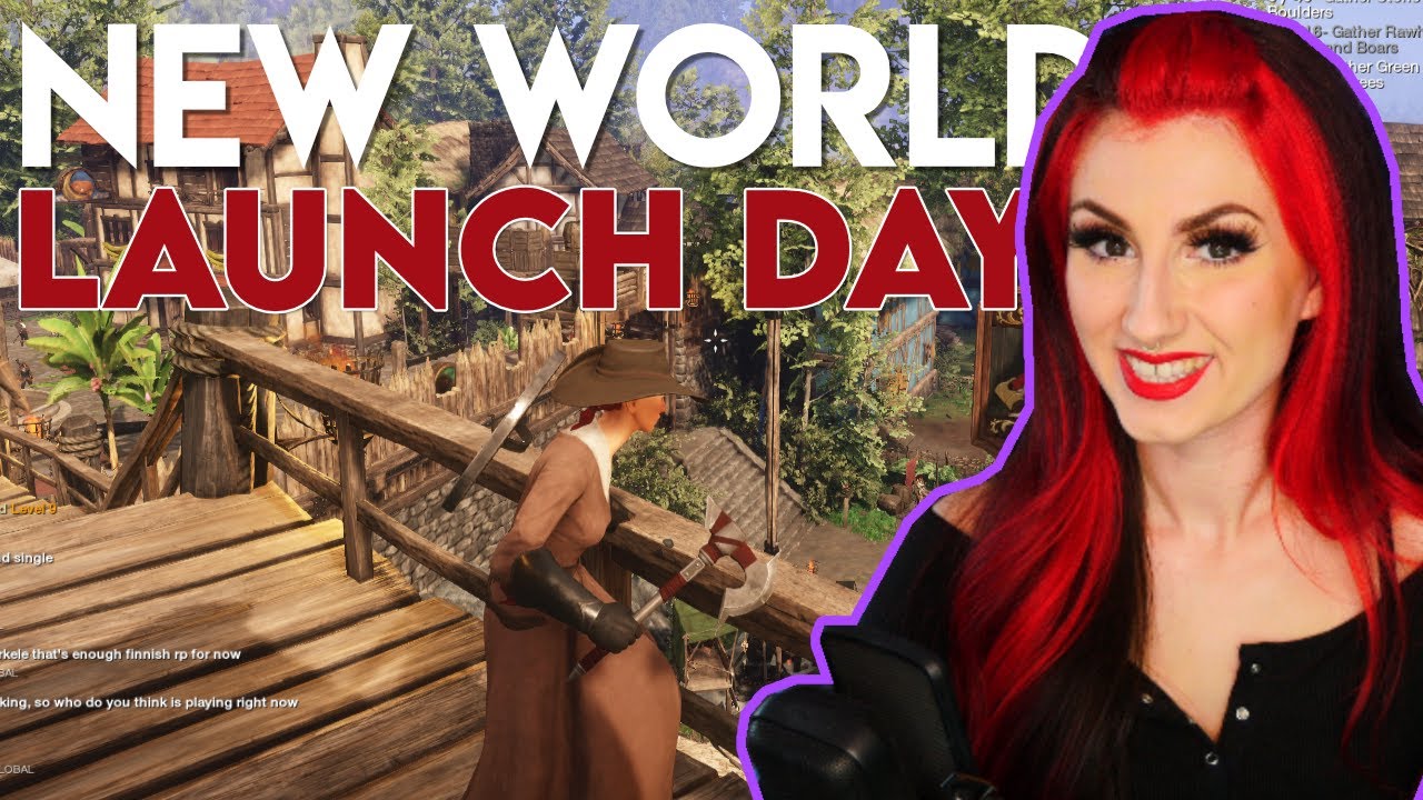 NEW WORLD LAUNCH DAY 1! Character creation, tutorial and starting area ...