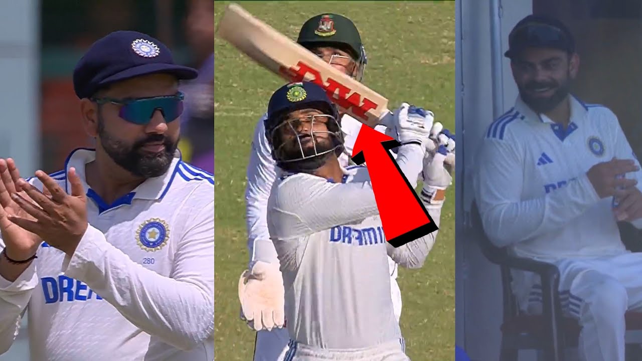 Virat Kohli Rohit Sharma Amazing reaction on Akashdeep Hitting Sixes ...