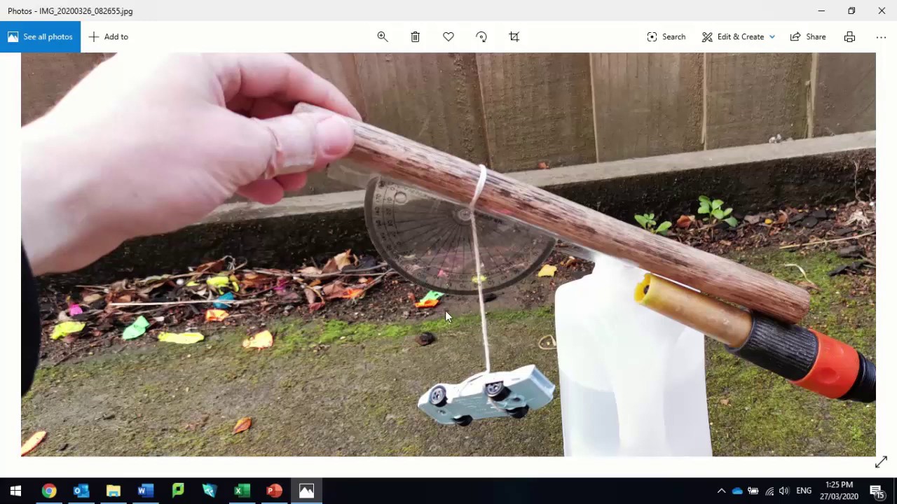 Projectile motion using a water hose - YouTube