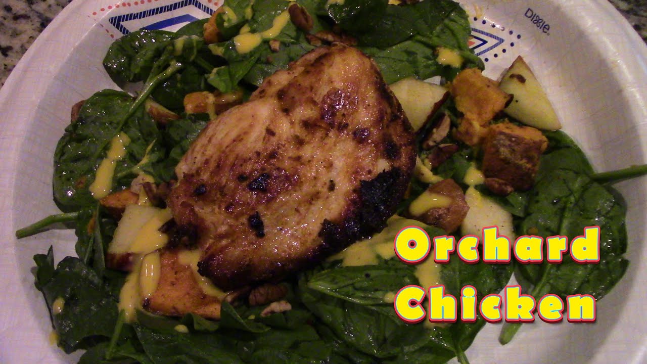 Orchard Chicken Spinach Salad By Hello Fresh 🥗 - YouTube