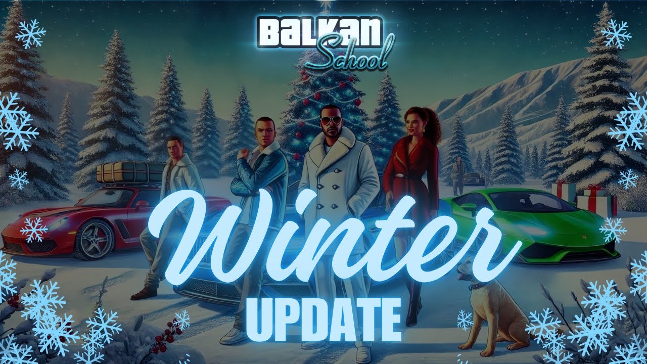 Winter Battle Pass na Balkan School GTA 5 Serveru - YouTube