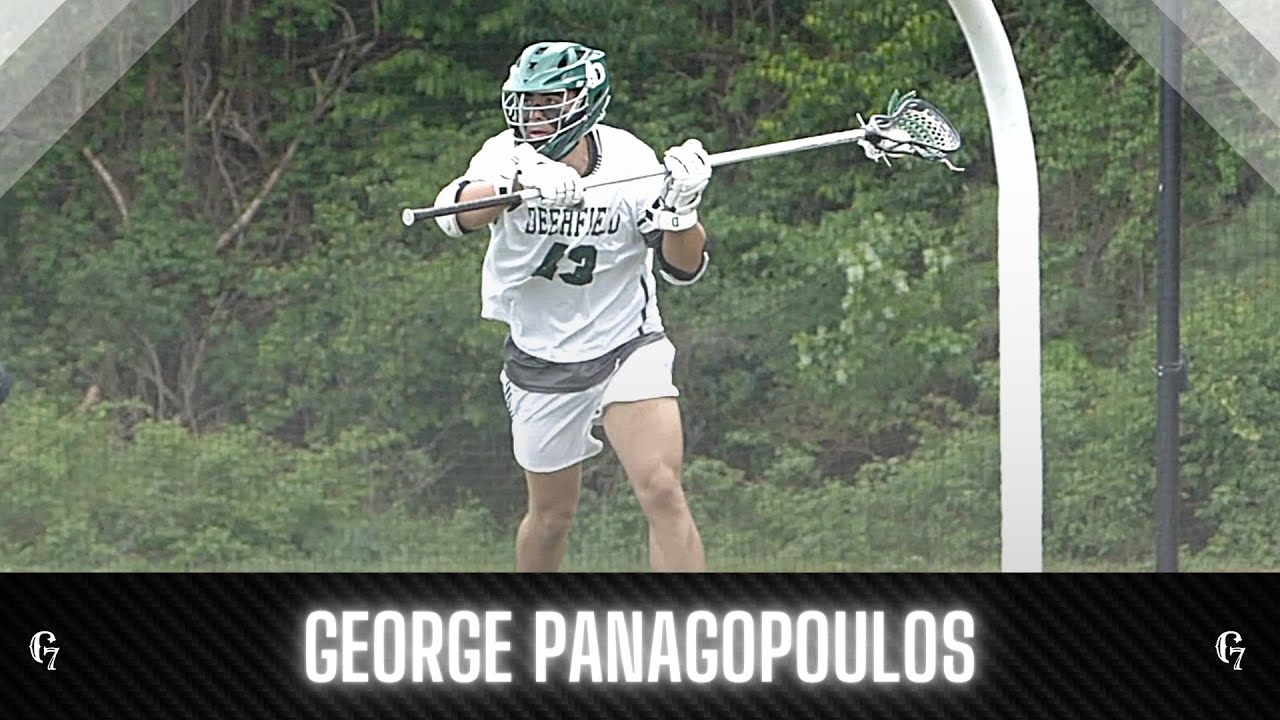 George Panagopoulos 2021 Lacrosse Highlights - Deerfield Academy (Tufts ...