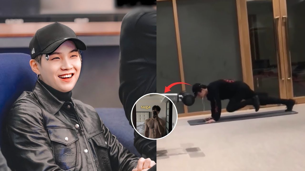 Suga Caught on Camera Secretly Diligent in Fitness! BTS Suga ...