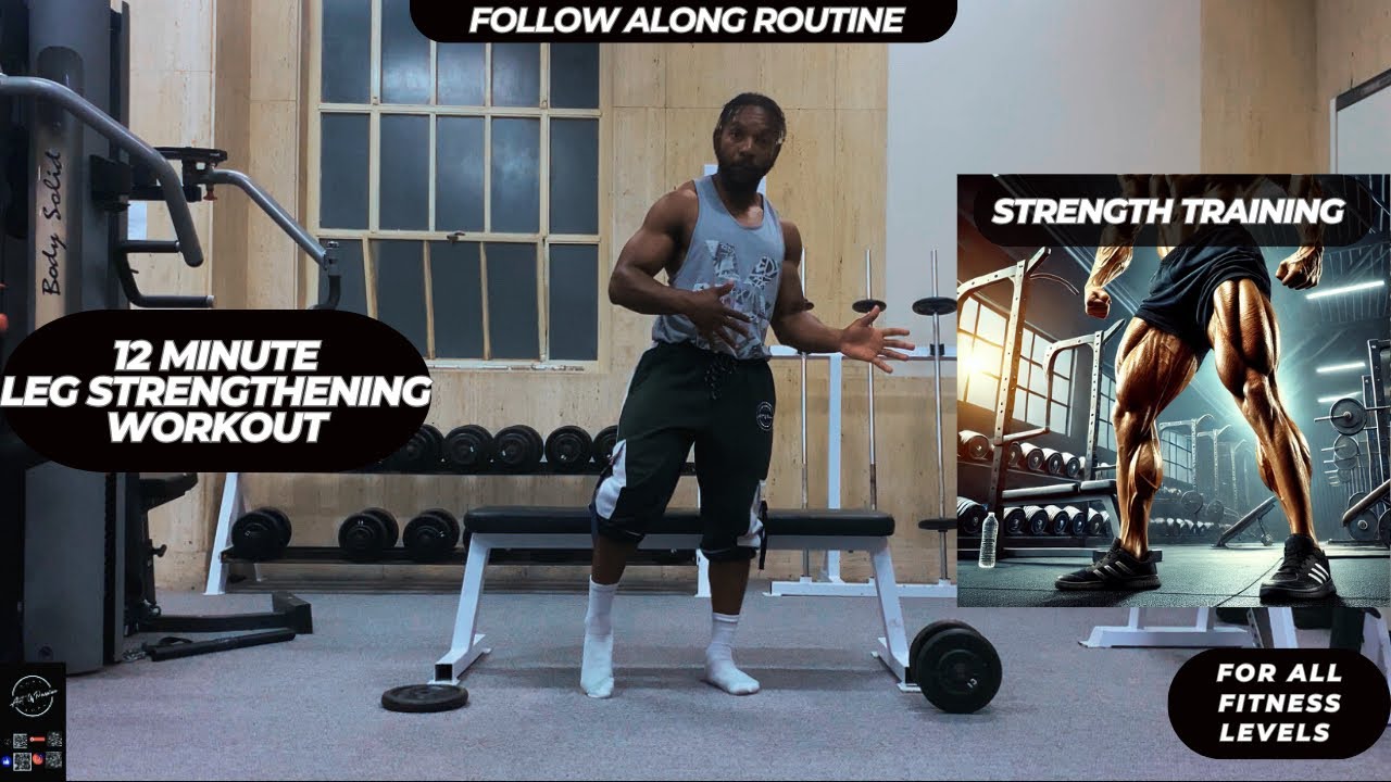 Follow Along-12 Minute (unilateral)Leg Strengthening Routine | Strength ...