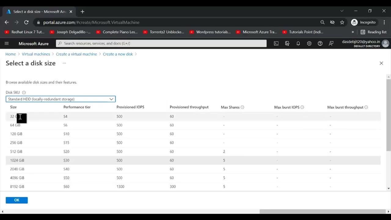 Azure Data Disk - Azure Cloud Computing Az-104 & AZ-900 - YouTube