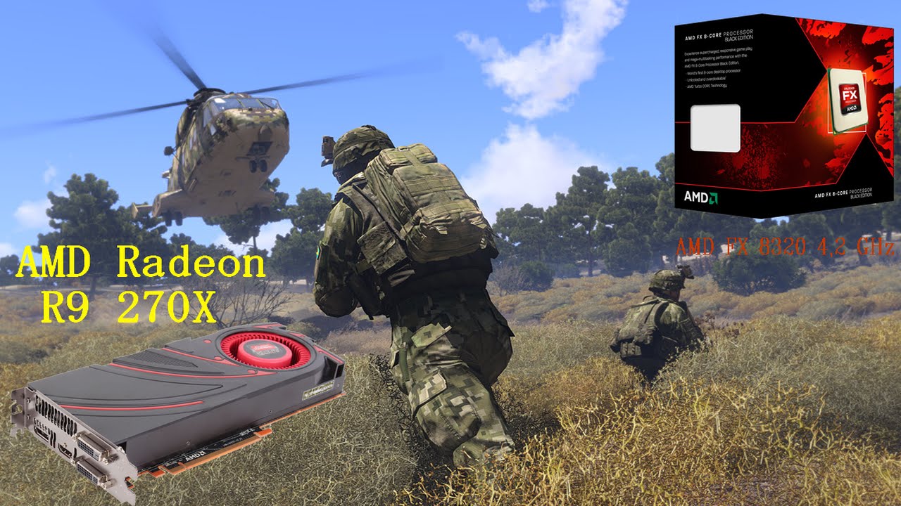 Arma 3 | FX 8320 | R9 270X | [Ultra, FXAA] | - YouTube