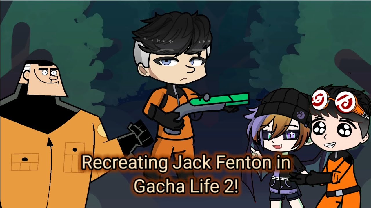 Recreating Jack Fenton from Danny Phantom in Gacha Life 2 - YouTube