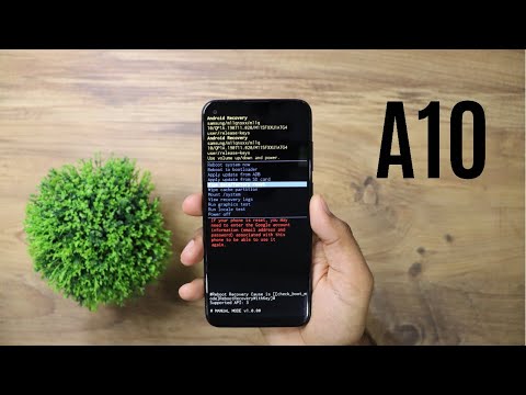 Samsung A10 Nasıl Format Atılır Hard Reset