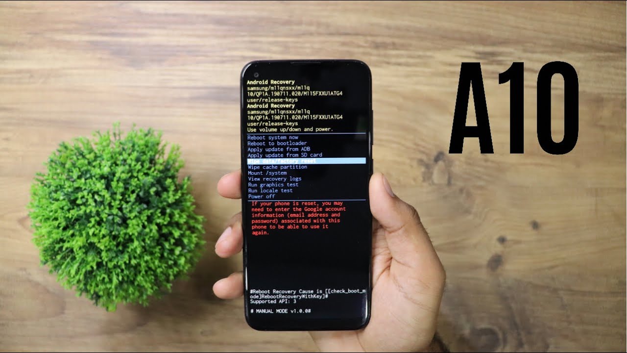 Samsung A10 Nasıl Format Atılır Hard Reset - YouTube
