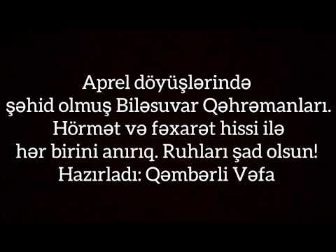 Aprel döyüşləri Biləsuvar şəhidləri