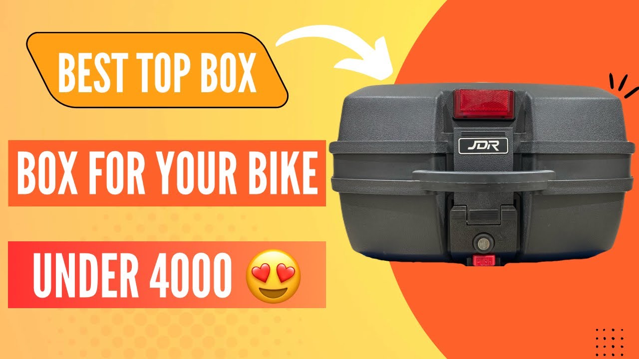 JDR 32 Litre Top Box Full Review || Best Top Box For your bike Under ...