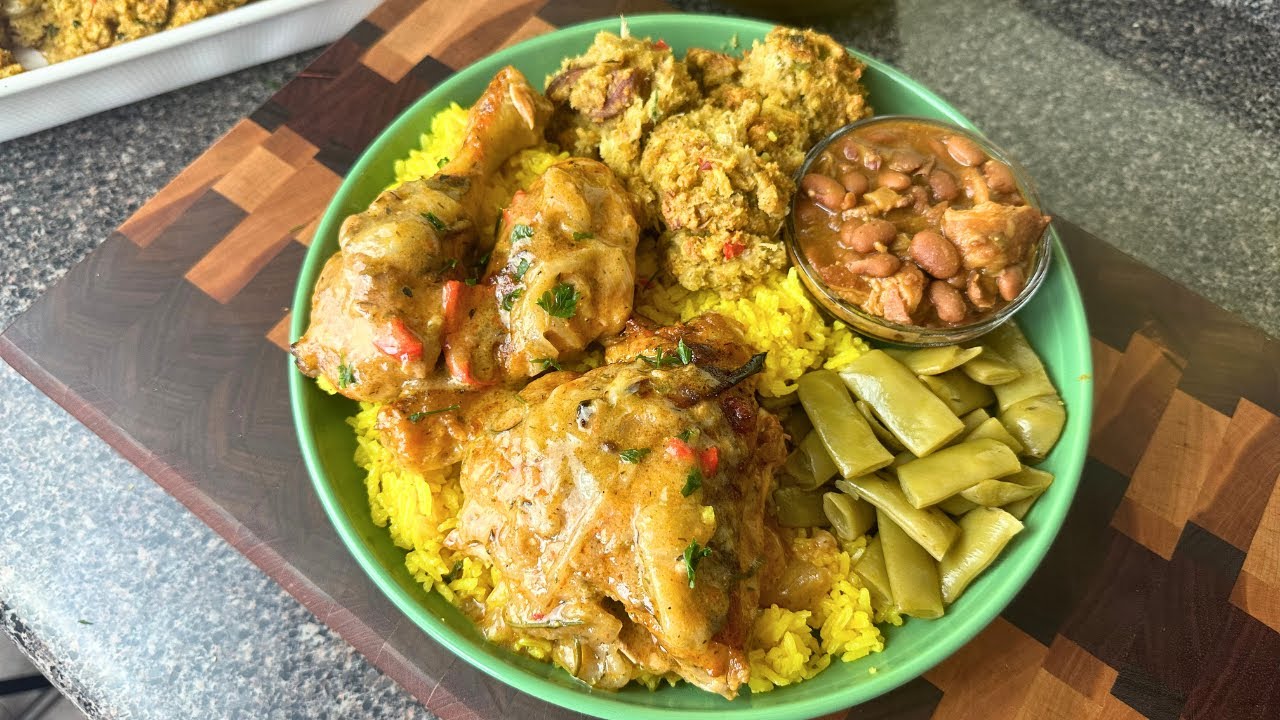Craving the Perfect Comfort Meal? Try Creole Chicken Cornbread Dressing ...