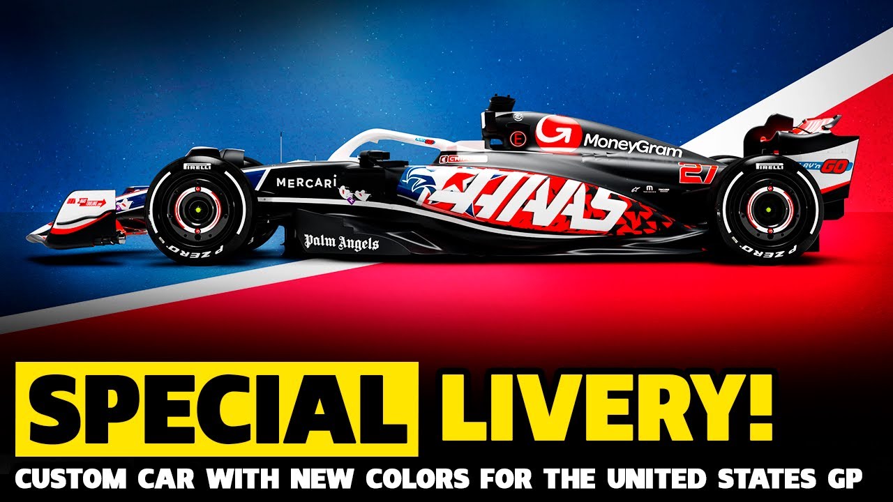🚨BREAKING: HAAS UNVEILS SPECIAL LIVERY FOR THE UNITED STATES GP IN ...