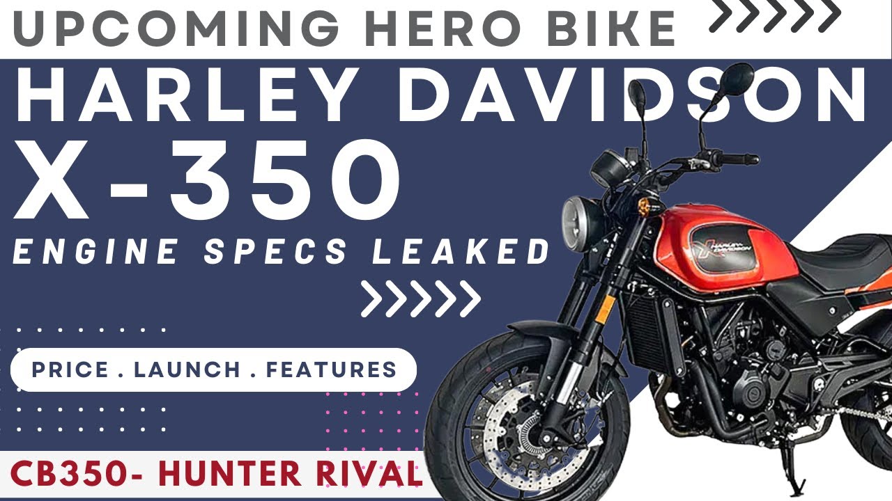 CB350 Hness rival Harley Davidson x350 Engine specs leaked! | Best ...
