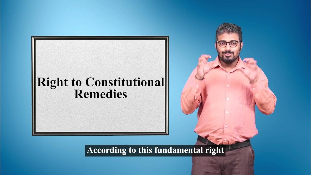 RIGHT TO CONSTITUTIONAL REMEDIES YouTube right-to-constitutional-remedies-youtube