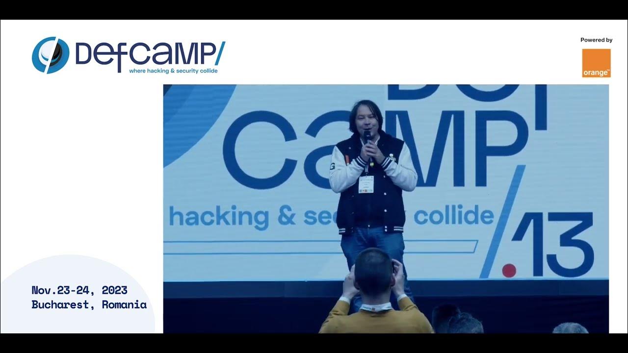 DefCamp 2023 Opening Speech - YouTube