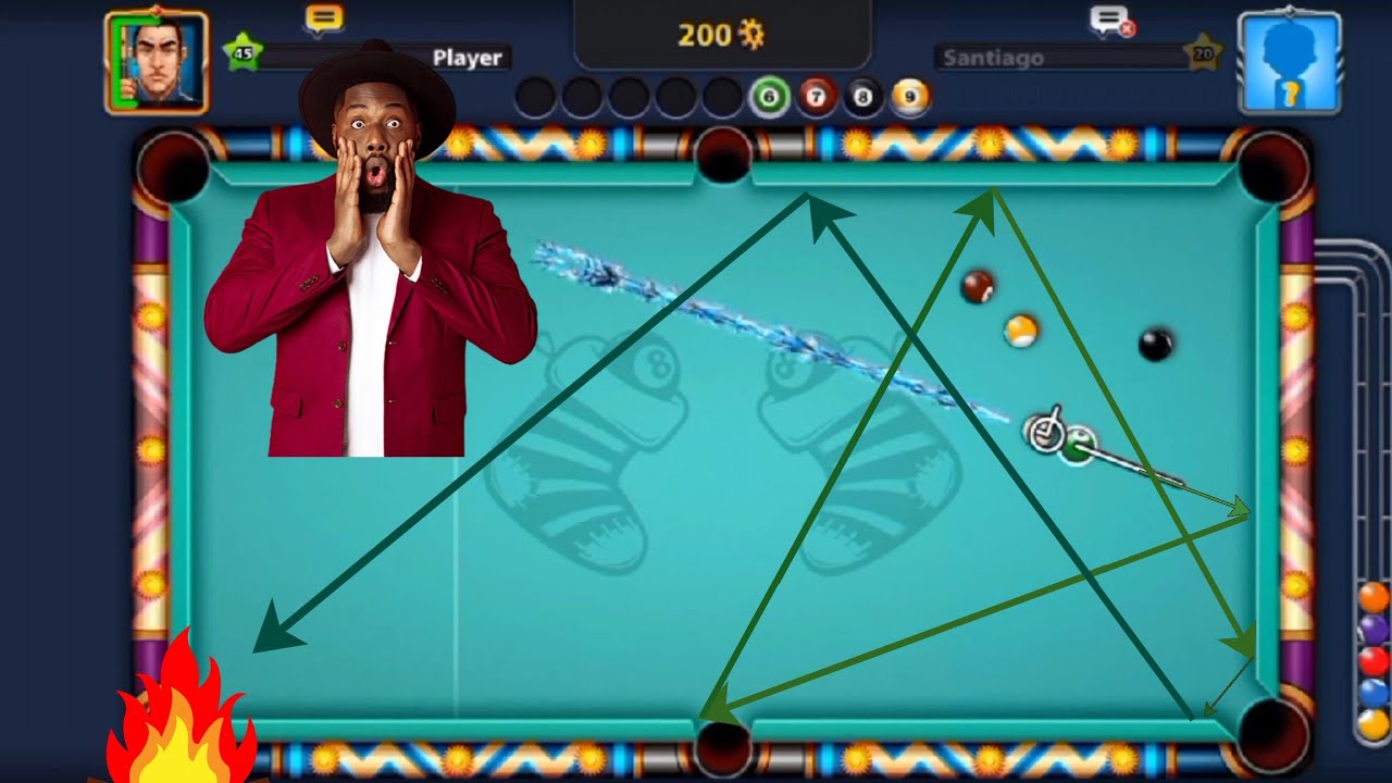 7 amazing and beautiful shots in the 8 ball pool - YouTube
