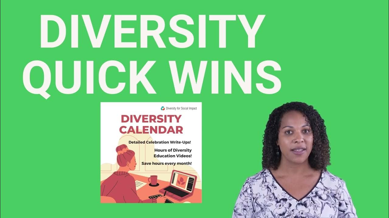Diversity Quick Wins for new DEI managers - YouTube