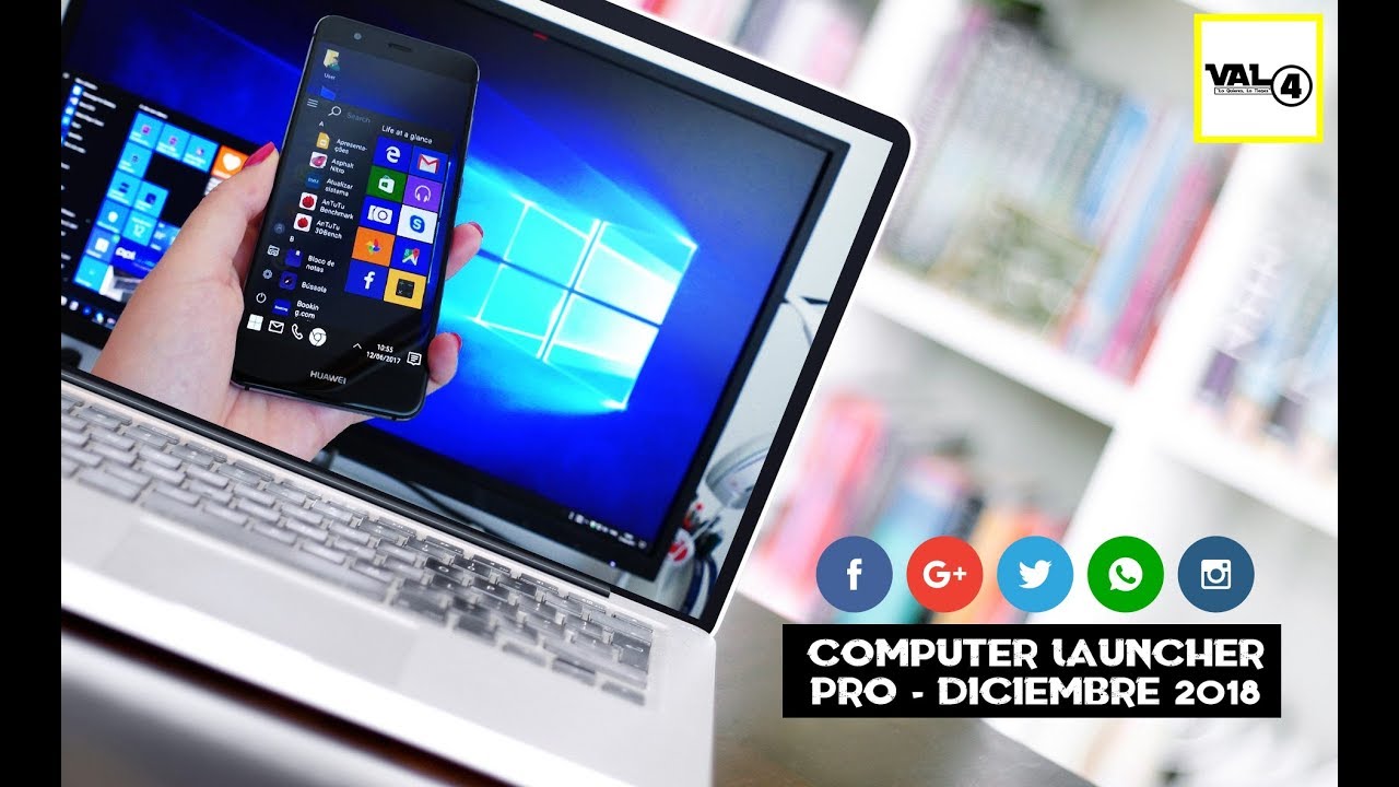 Computer Launcher / Launcher Windows 10 / Tema Estilo Metro Android ...