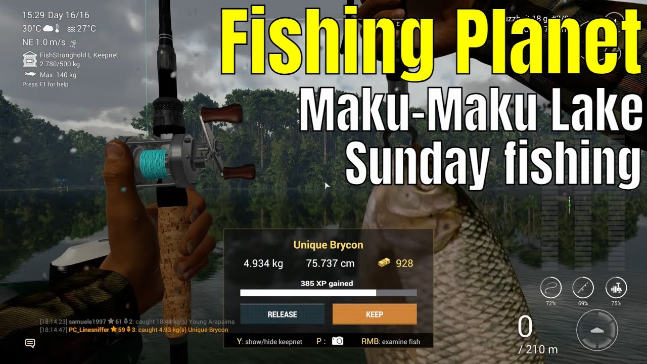 Fishing Planet | Maku-Maku Lake, Random unique fishing - YouTube