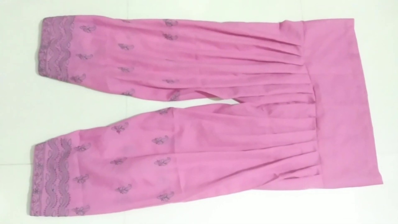Salwar stitching | easy and step by step - YouTube