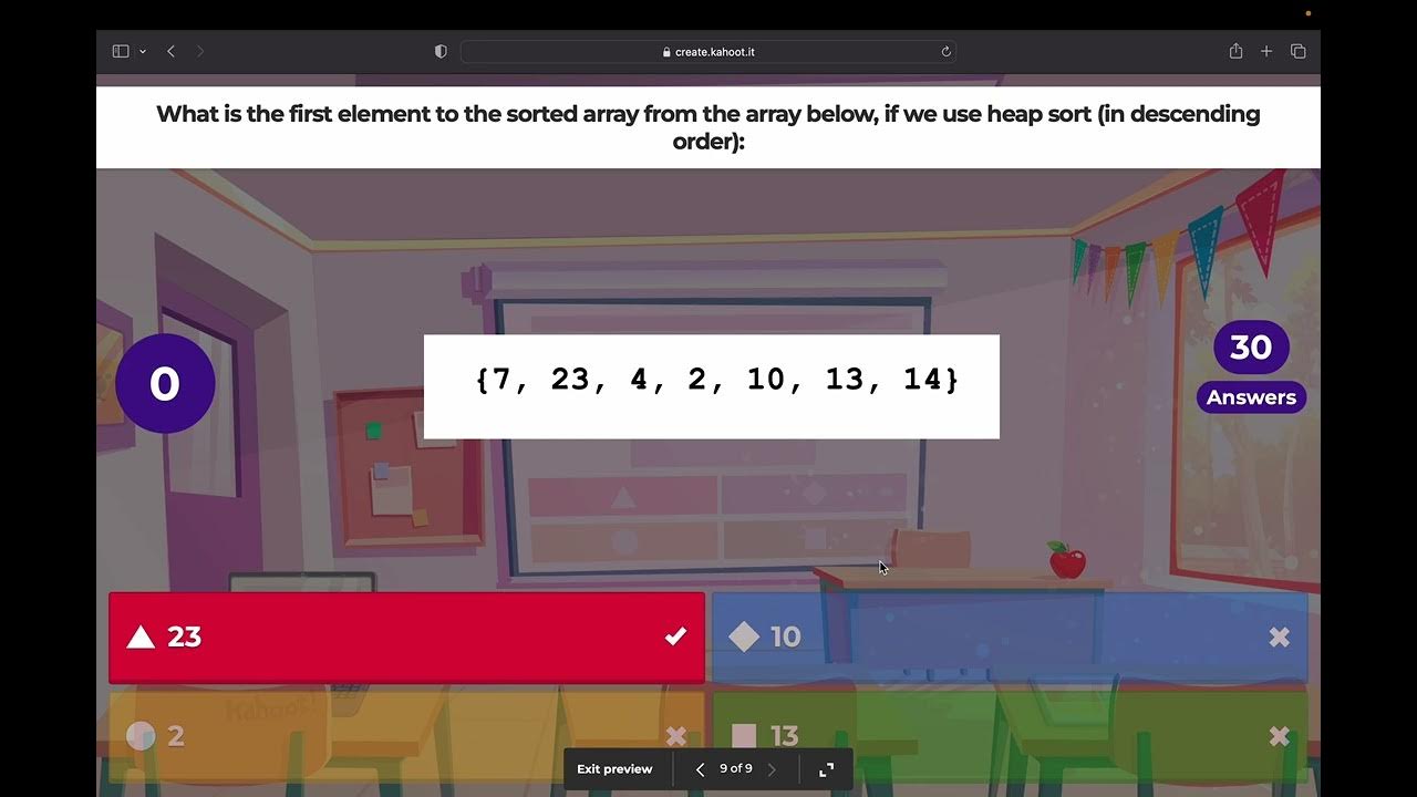 Kahoot Sorting Q9 - YouTube