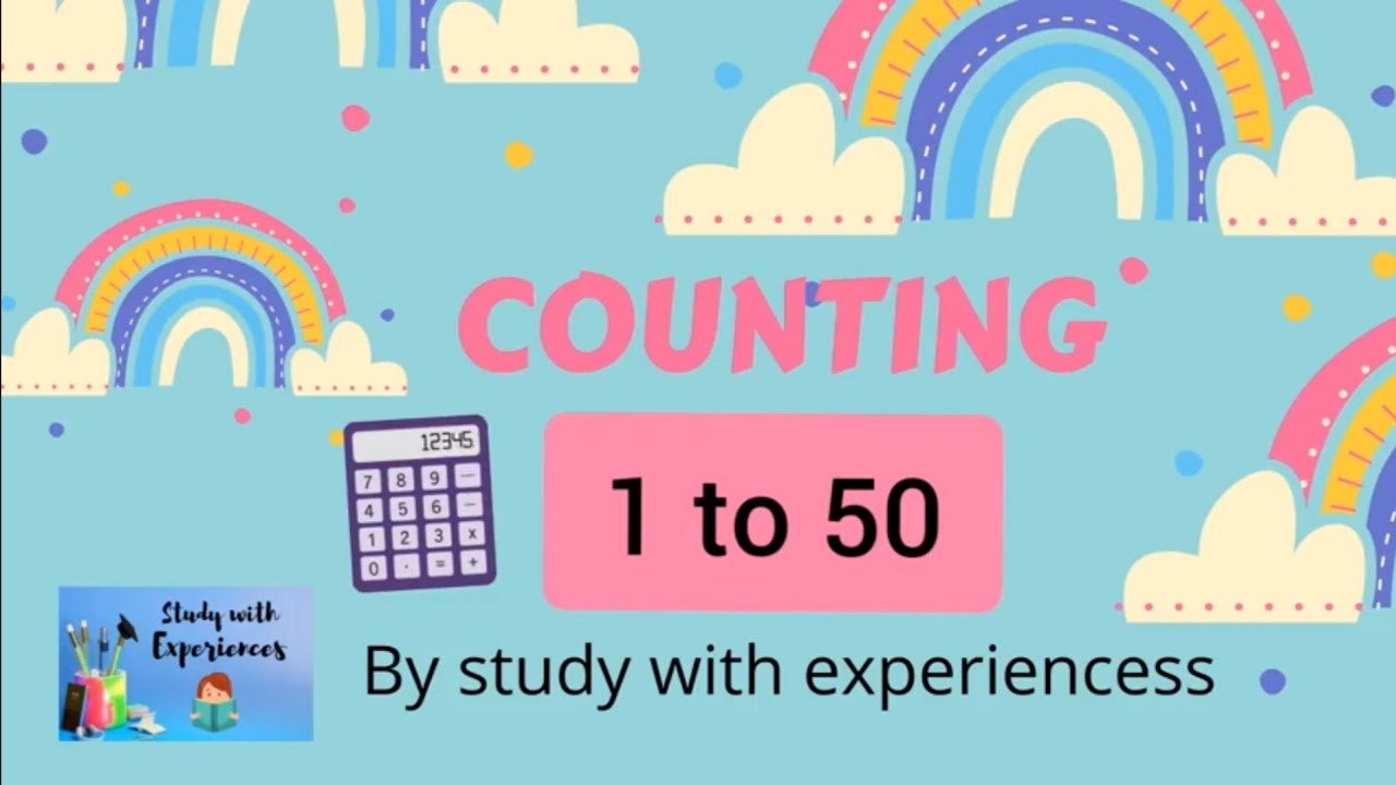 1 to 50 counting | Numbers 1 to 50 #primary #maths #counting #learning ...