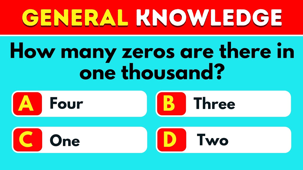 How Much Do You Really Know? Take This 30-Question General Knowledge ...
