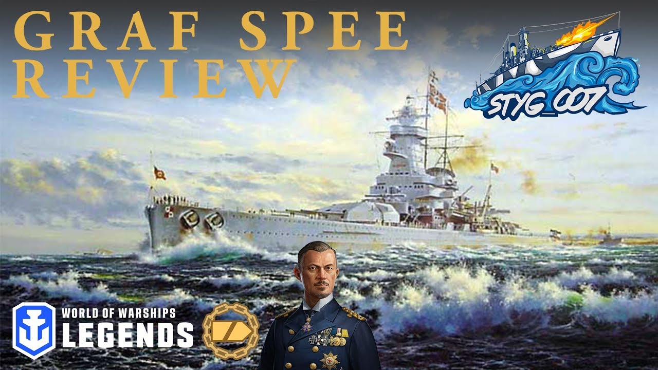 WoWS:Legends | GRAF SPEE REVIEW - YouTube