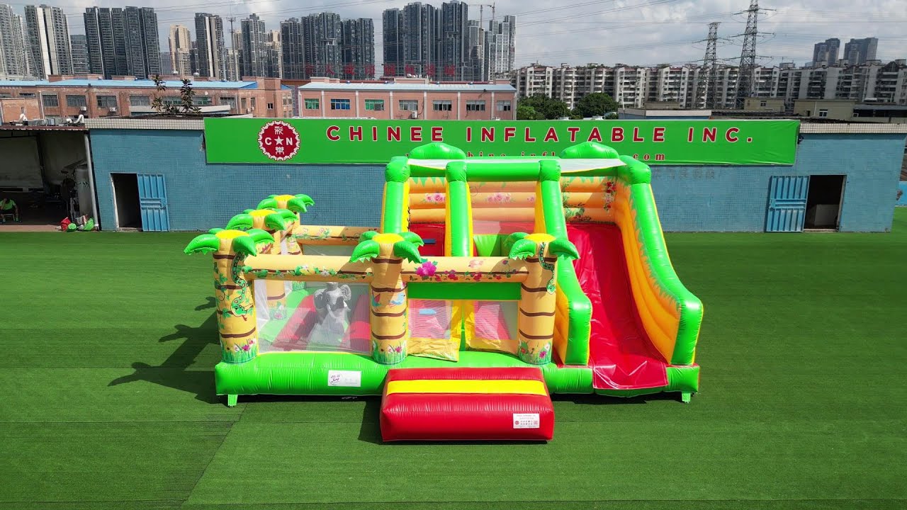 Embark on a Wild Adventure: Jungle-Themed Inflatable Fun City! 🌴🦁 T6 ...