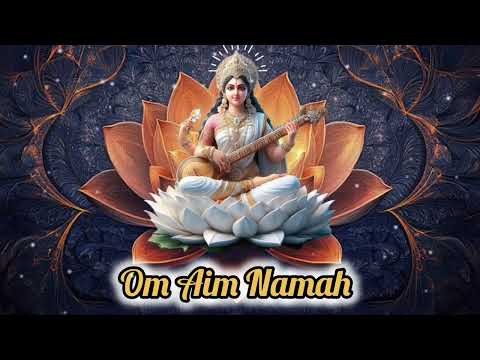 Saraswati Mantra | Om Aim Namah 108 Times Daily Chant and get Success ...