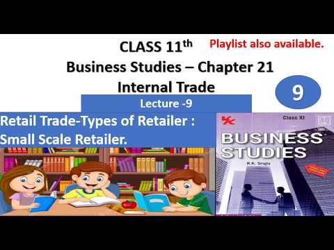 CLASS 11th Business Studies – Chapter 21 Internal Trade - Retail Trade ...