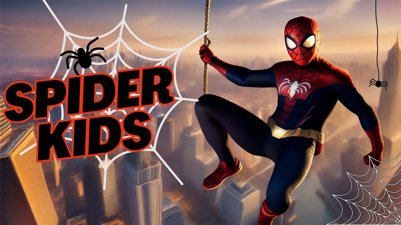 Spider Kids Song | A Brave Adventure of Family and Fun! 🕷️🎵 | Rhyme N ...