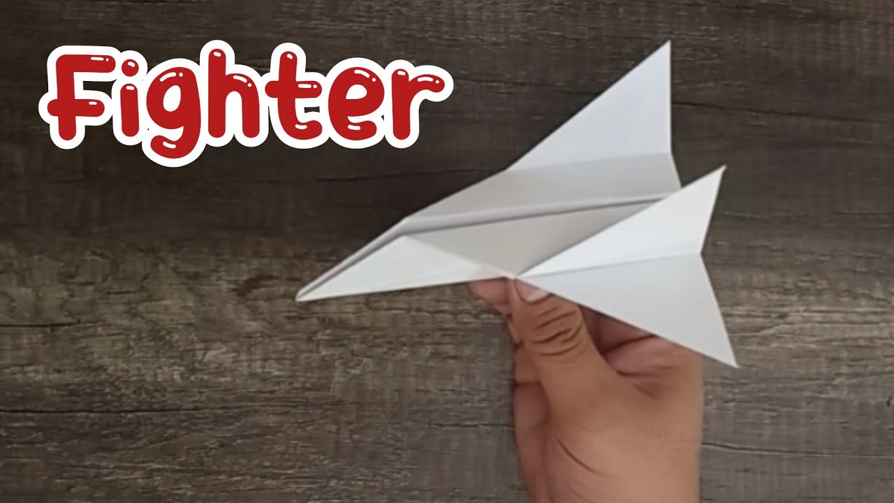 Paper Warplane - Fighter - YouTube