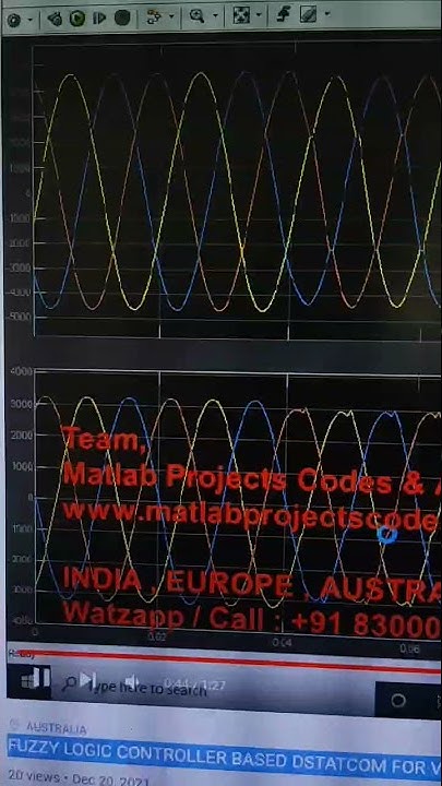 FUZZY LOGIC CONTROLLER BASED DSTATCOM FOR VOLTAGE SAG MITIGATION-Matlab Simulink - YouTube