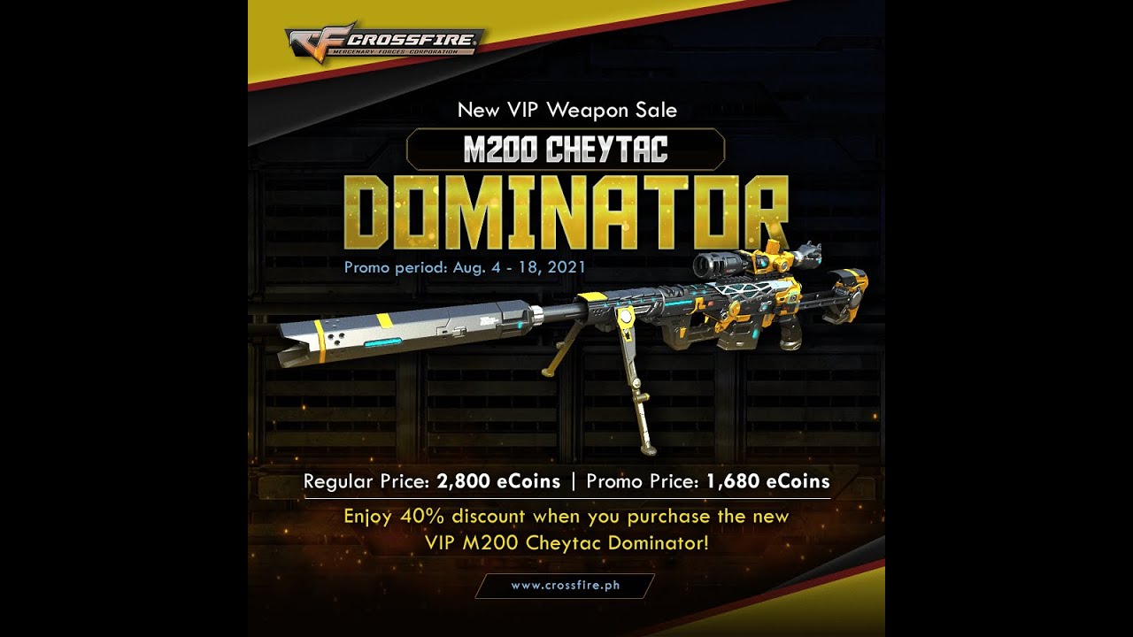 BUYING New PACKAGE VIP Weapon: M200 Cheytac Dominator & Sicarios Kai ...