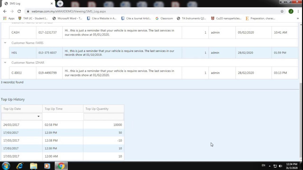 Webmax Tutorial - [SMS LOG] - YouTube