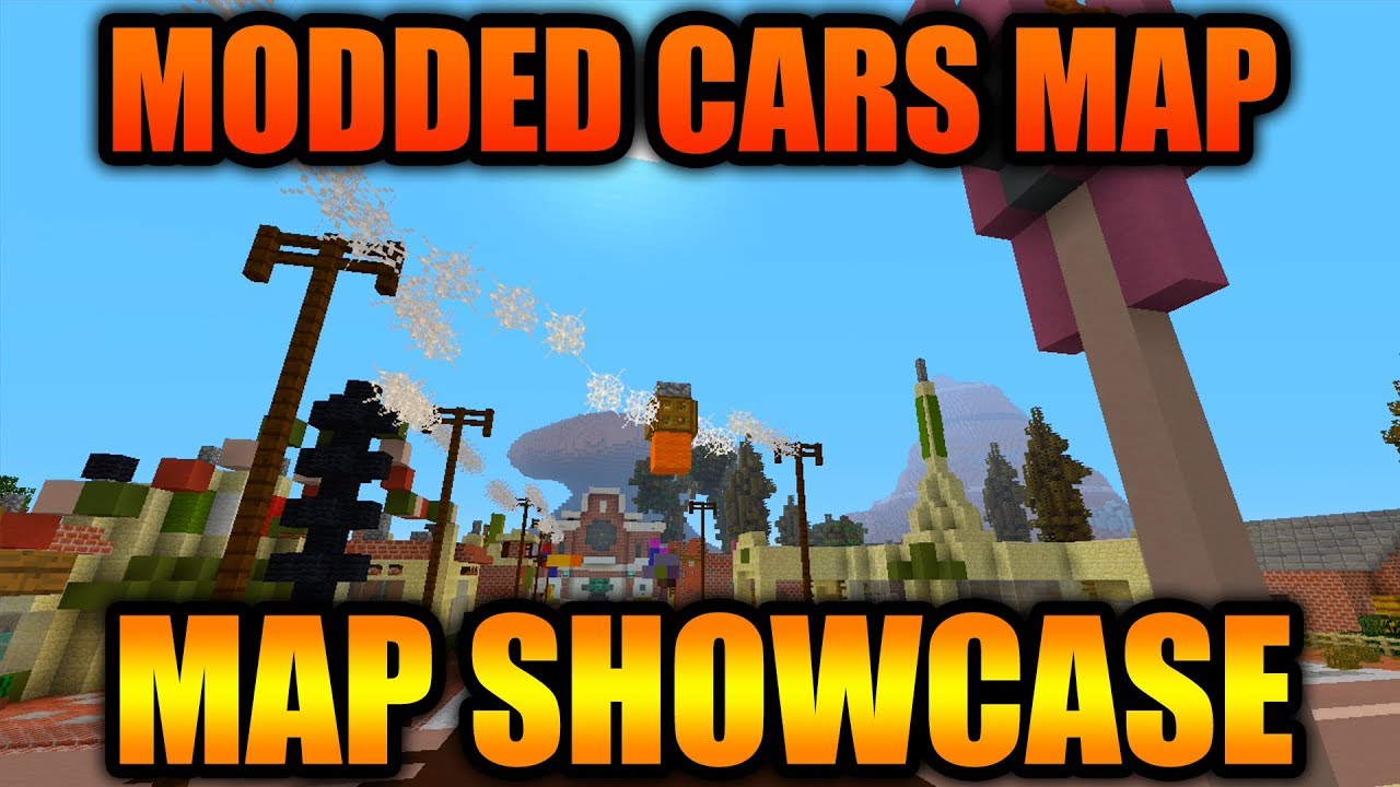 CARS MODDED MAP SHOWCASE! - Minecraft Xbox 360/One/PS3/PS4/WiiU - YouTube