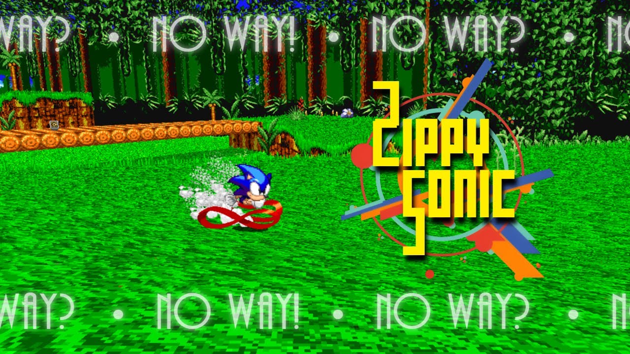 Zippy Sonic in Nu Angel Island Zone! - YouTube