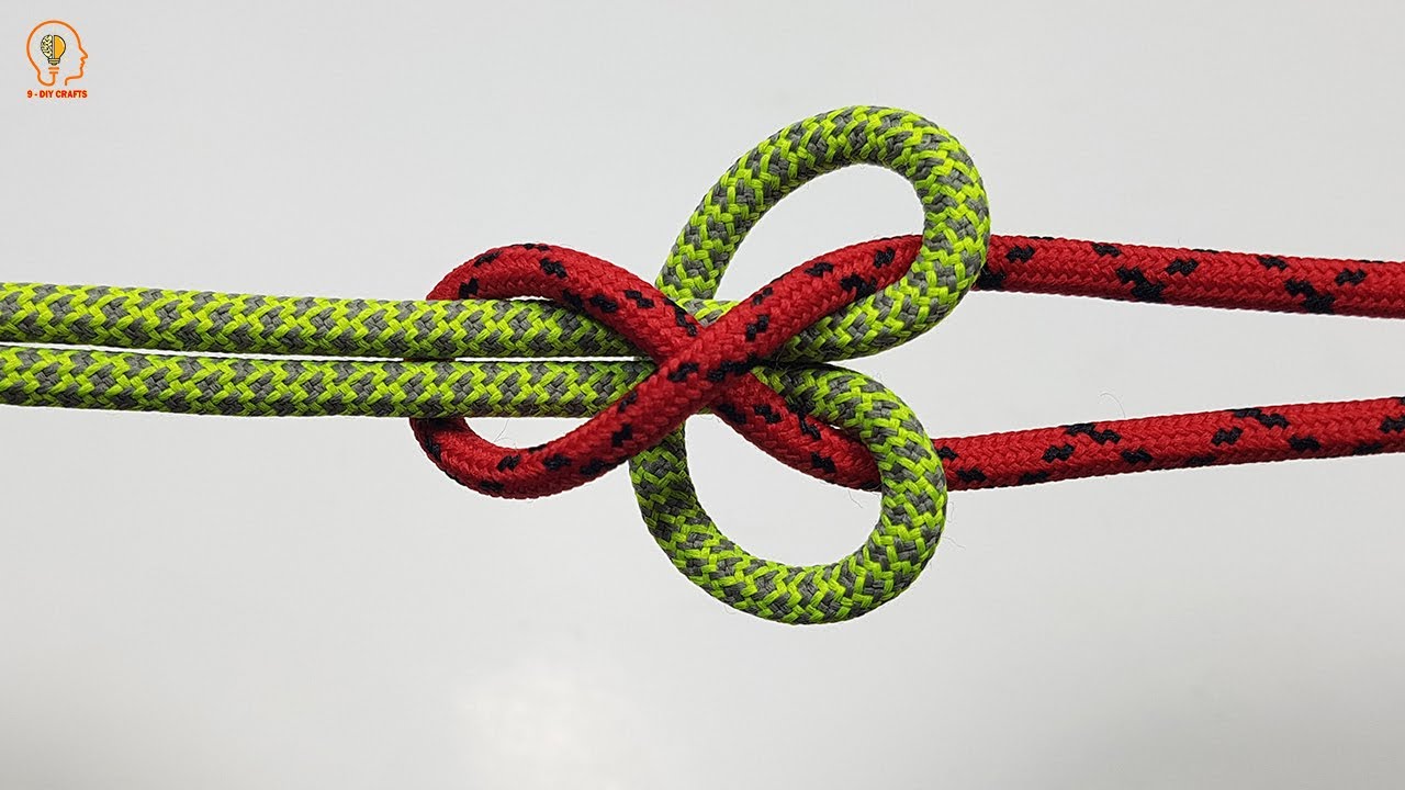 Best knot to join 2 ropes together @9DIYCrafts - YouTube