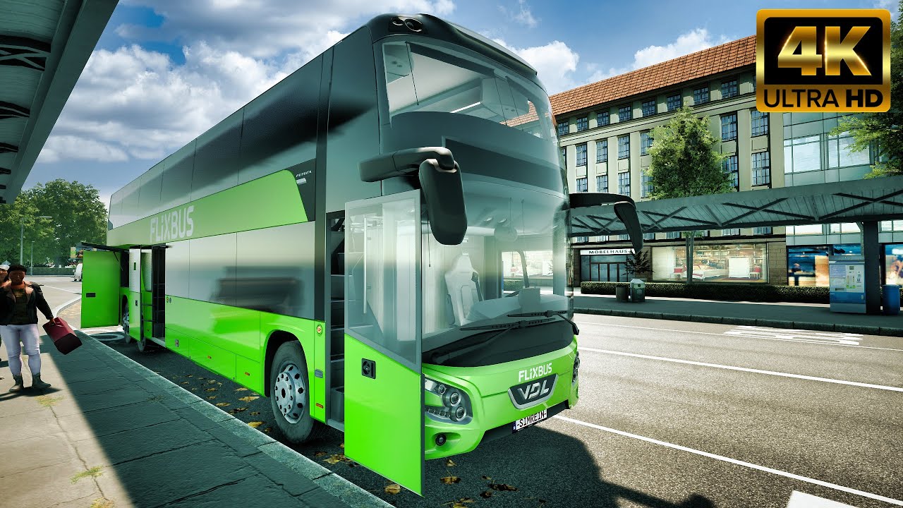 VDL Futura Double Decker Ultra Luxury Coach ! Fernbus Simulator ! 4K ...